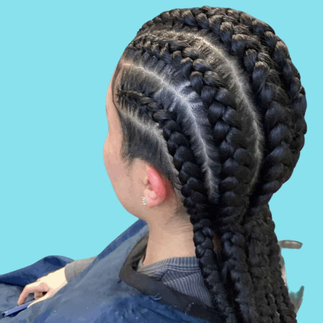 Goddess, Feed-in, Ghanaian Cornrows - 4-6 Large Size For Stunning Look ...